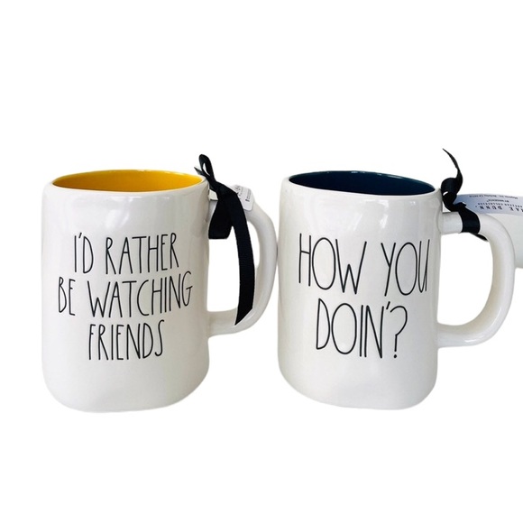 Rae Dunn | Other | New Rae Dunn Friends Mugs | Poshmark